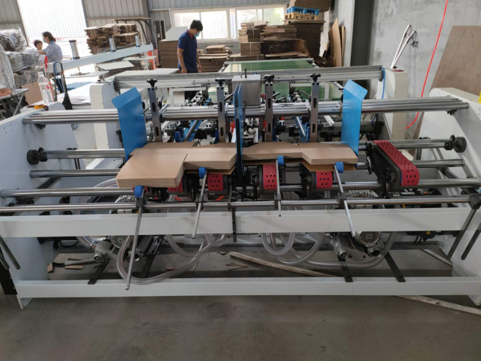 IPACK Folding PP Corrugated Box Making Machine Carton Gluers