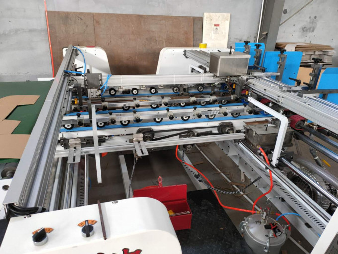 IPACK Folding PP Corrugated Box Making Machine Carton Gluers