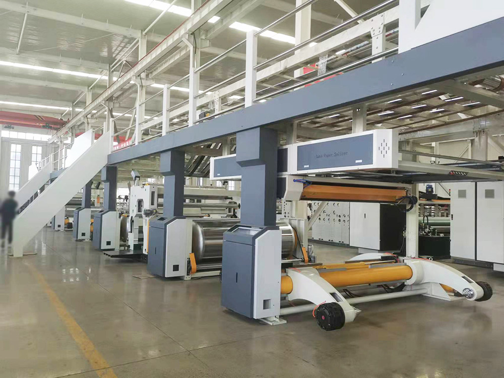 Gerun 300-2500 Type Five Layer High Speed Corrugated Cardboard ...