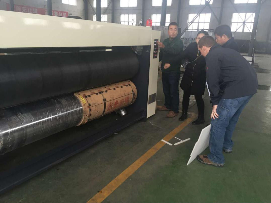 2400 Model Rotary Die Cutter Machine , Corrugated Board Cutting Machine ...