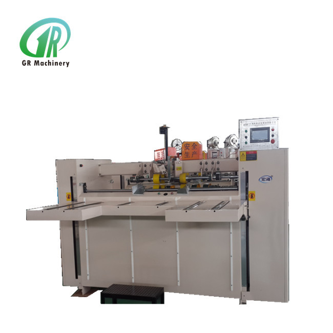 6000 Semi Automatic Double Piece Box Stitching Corrugated Carton Box ...