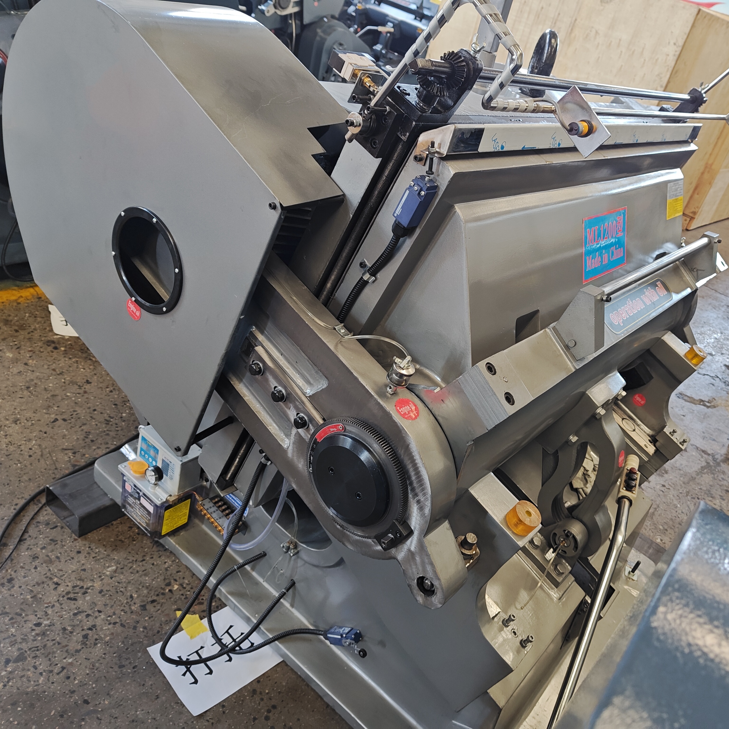 Manual Corrugated Carton Die Cutting Machine Electric Power Source ...