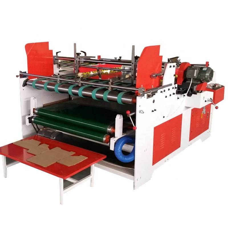 Semi Automatic Corrugated Cardboard Sheet Making Machine For Carton Box ...
