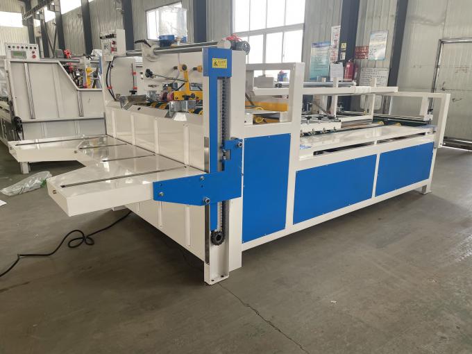 Semi Auto Single Piece Corrugated Carton Folder Gluer Machine 2800 Type